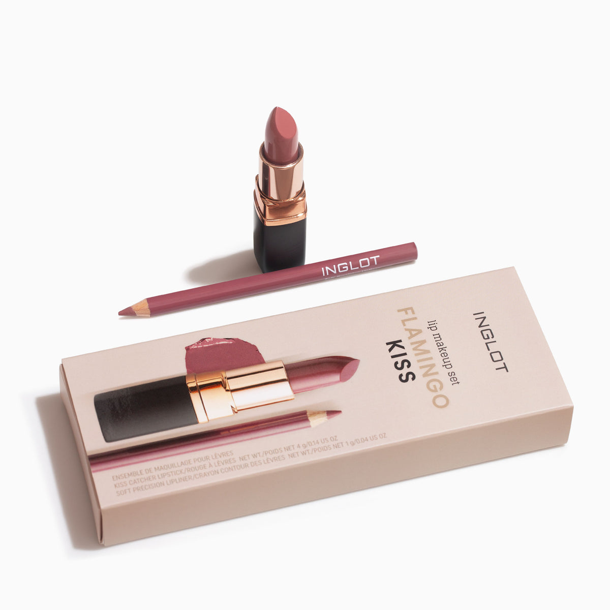 Lip Makeup Set Flamingo Kiss – Inglot Norge